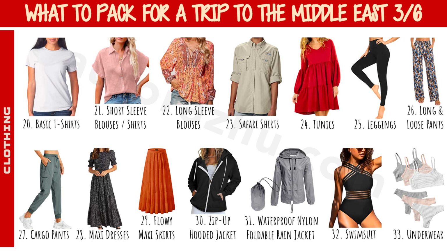 What to Pack for a Trip to the Middle East: The Ultimate Guide - Aurora Zhu